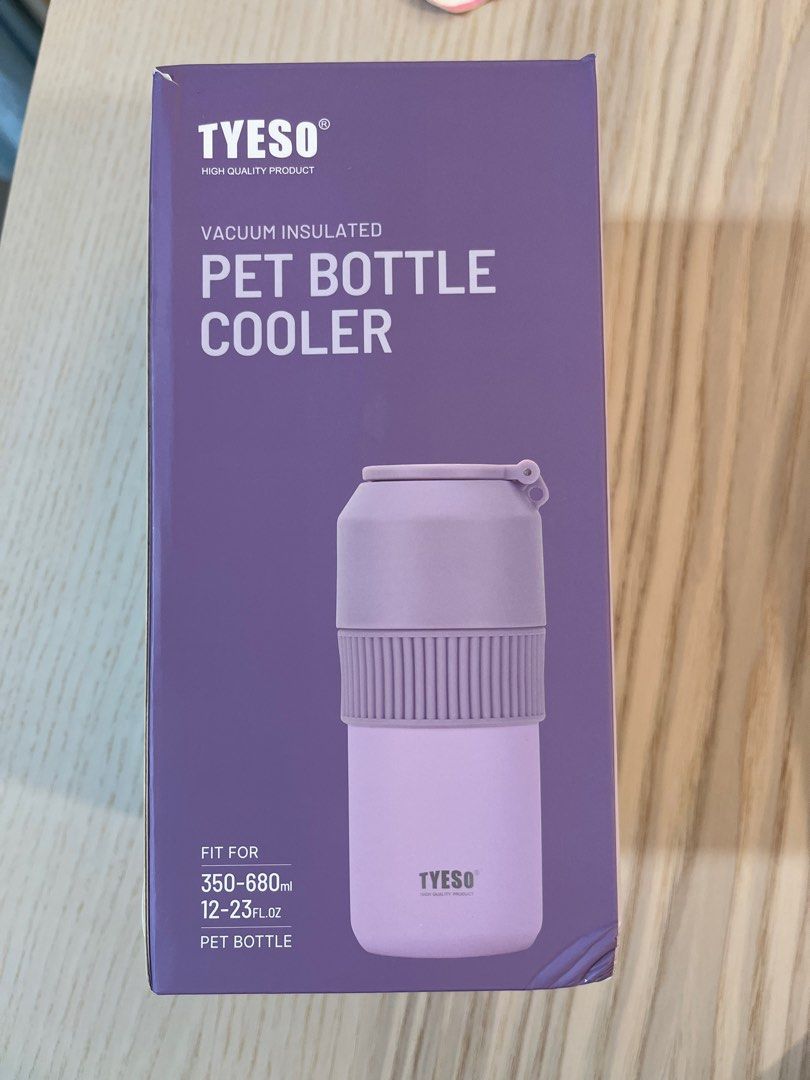 TYESO Vacuum Insulated Pet Bottle Cooler, Furniture & Home Living ...