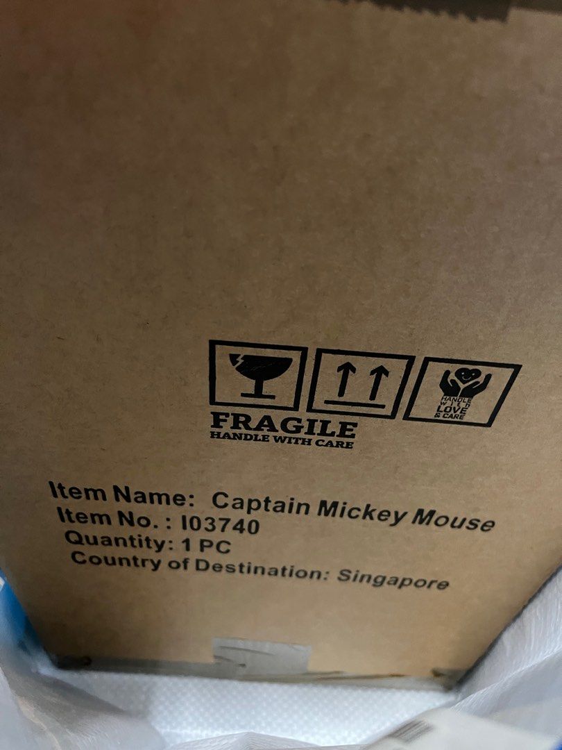 2 plushies!! UOB Disney Captain Mickey & Minnie Mouse Plush, Hobbies ...