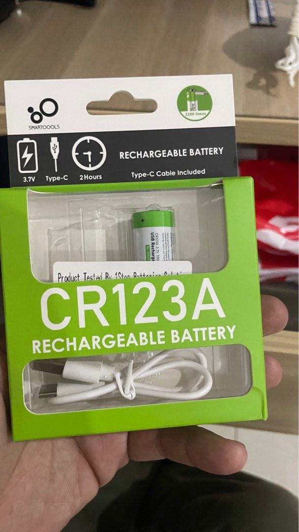 USB Type-C Rechargeable Battery CR123A 1PC, Everything Else, Others on ...