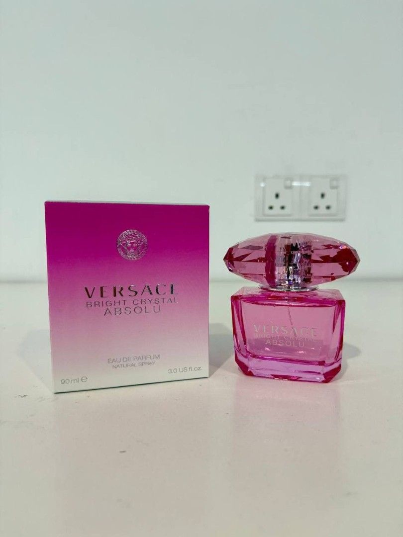 Versace Bright Crystal Absolu Eau de Parfum, Beauty & Personal Care ...