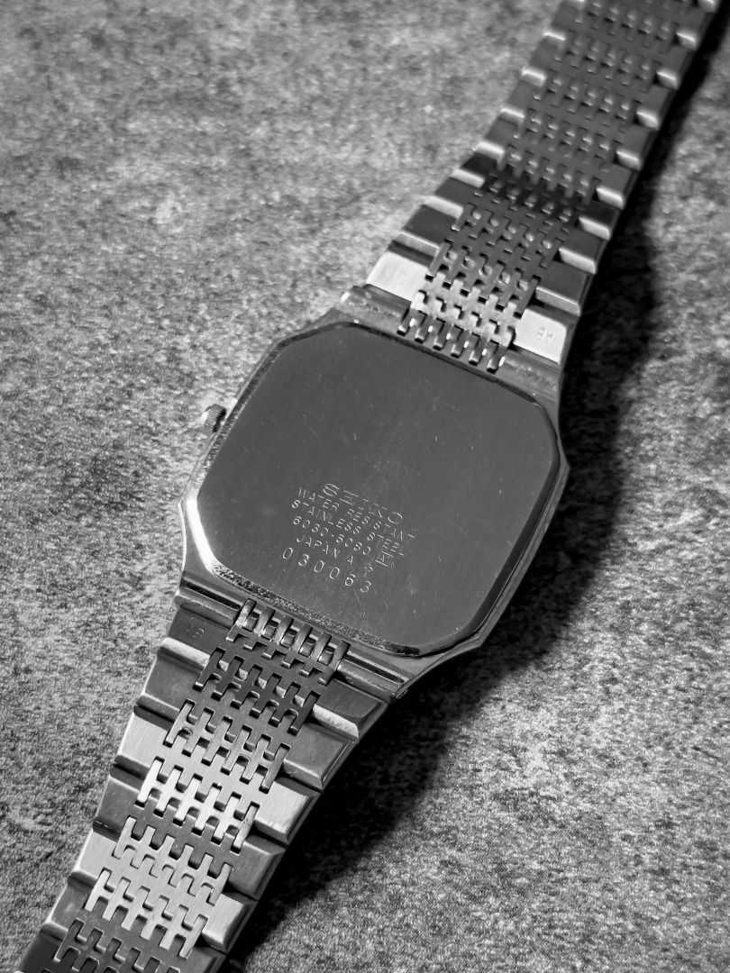 VINTAGE SEIKO OCTAGON TANK QUARTZ WATCH, Men's Fashion, Watches ...