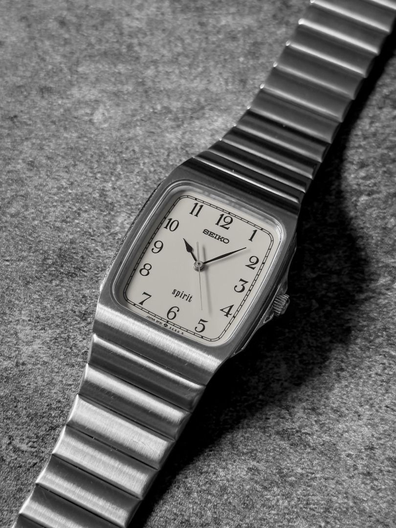 VINTAGE SEIKO SPIRIT TANK QUARTZ WATCH, Men's Fashion, Watches ...