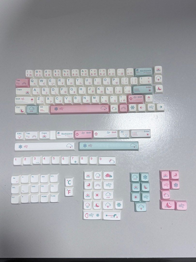 Weather-themed Keycap PBT, Computers & Tech, Parts & Accessories ...