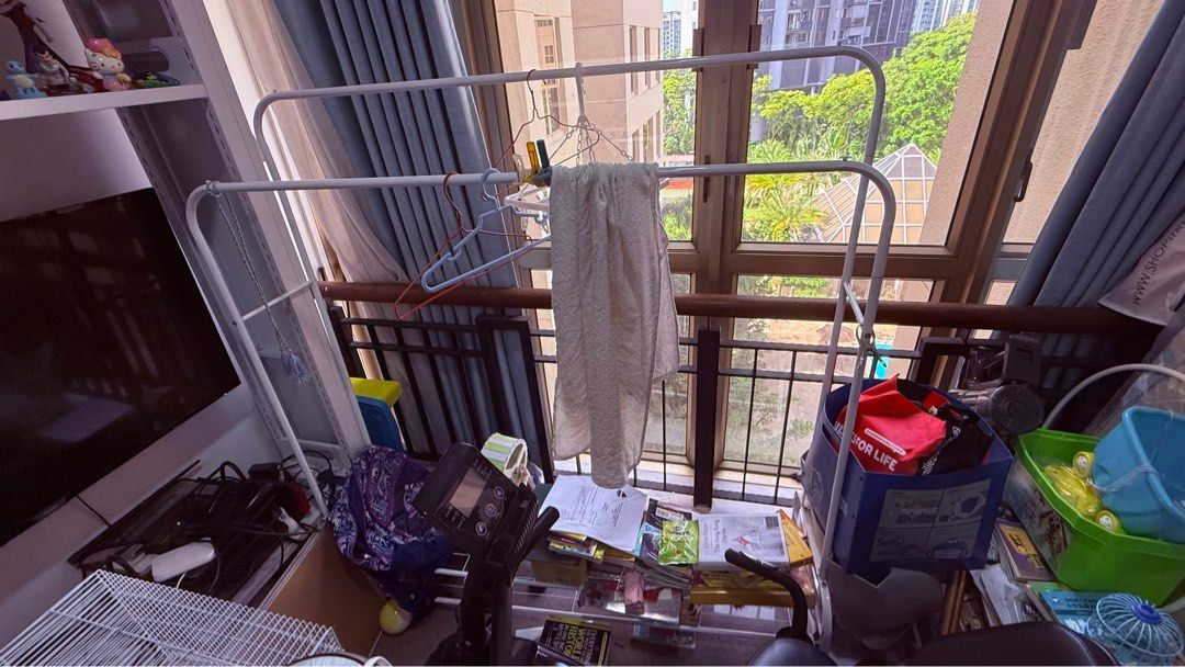 White Clothes Drying Rack, Furniture & Home Living, Home Improvement ...