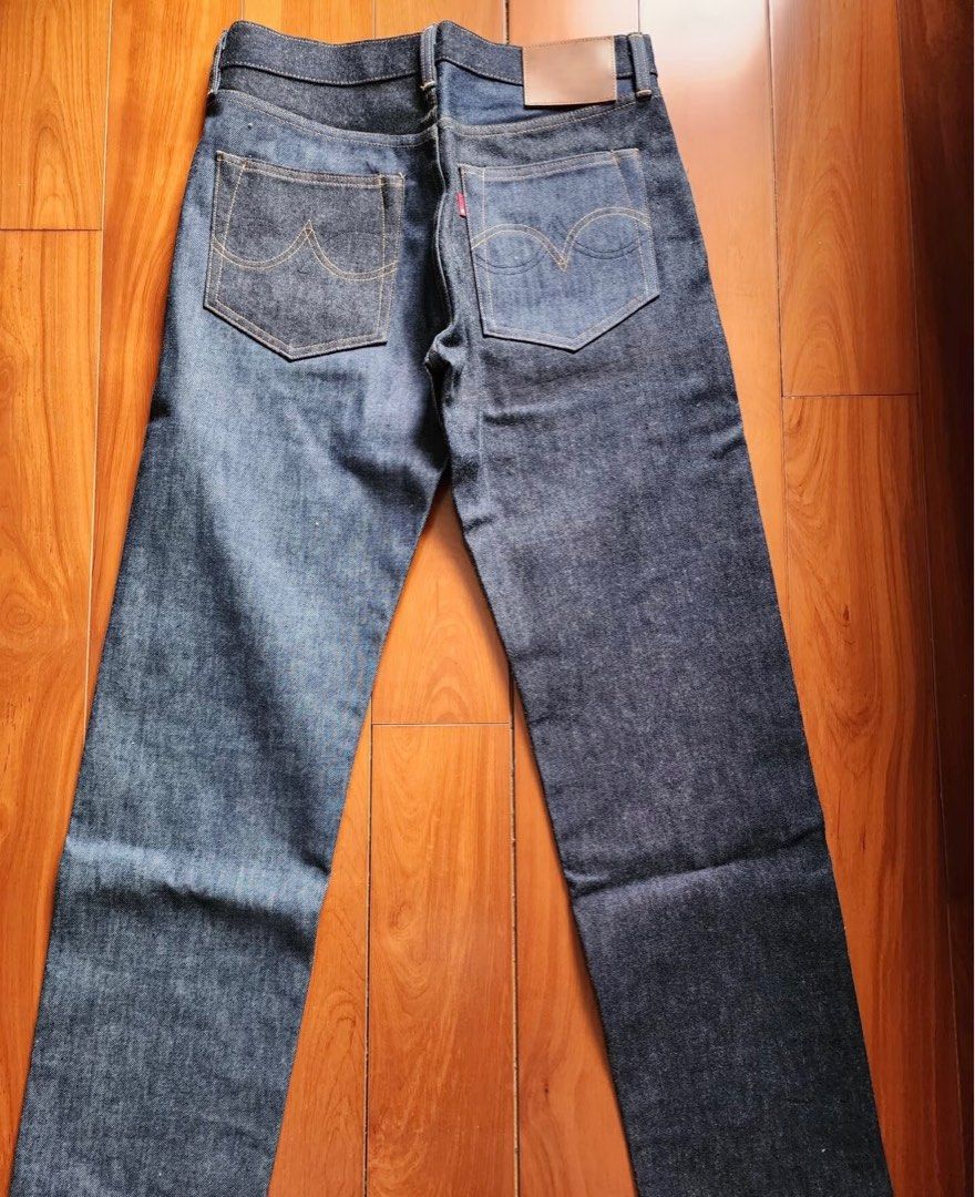 White oak cone mills 2 types of denim combo raw selvedge jeans, Men's ...