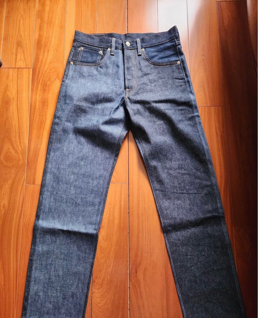 White oak cone mills 2 types of denim combo raw selvedge jeans, Men's ...