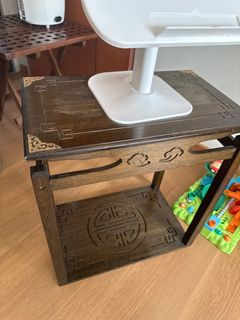 Wooden Side Table, Furniture & Home Living, Furniture, Tables & Sets on Carousell