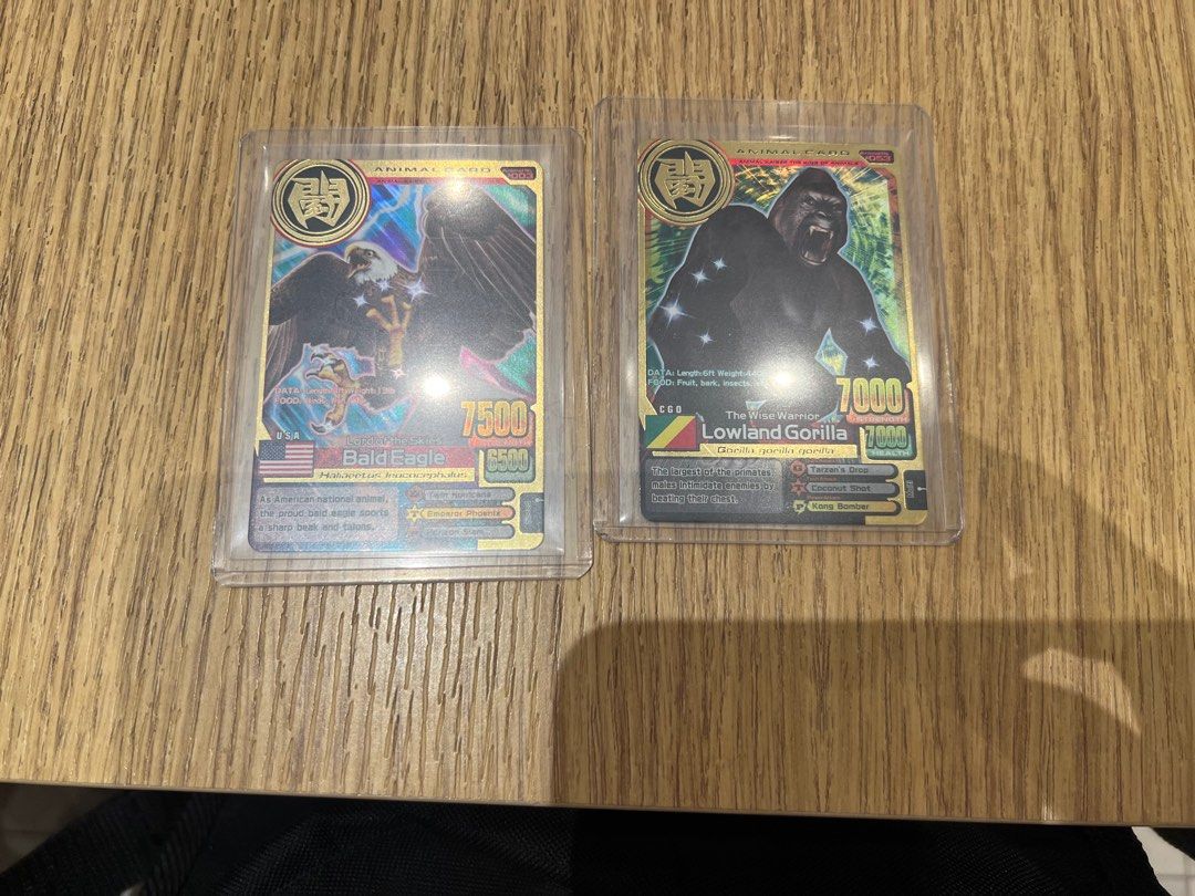 WTS/WTT Animal Kaiser Gold Cards Bald Eagle Lowland Gorilla Special Ops ...