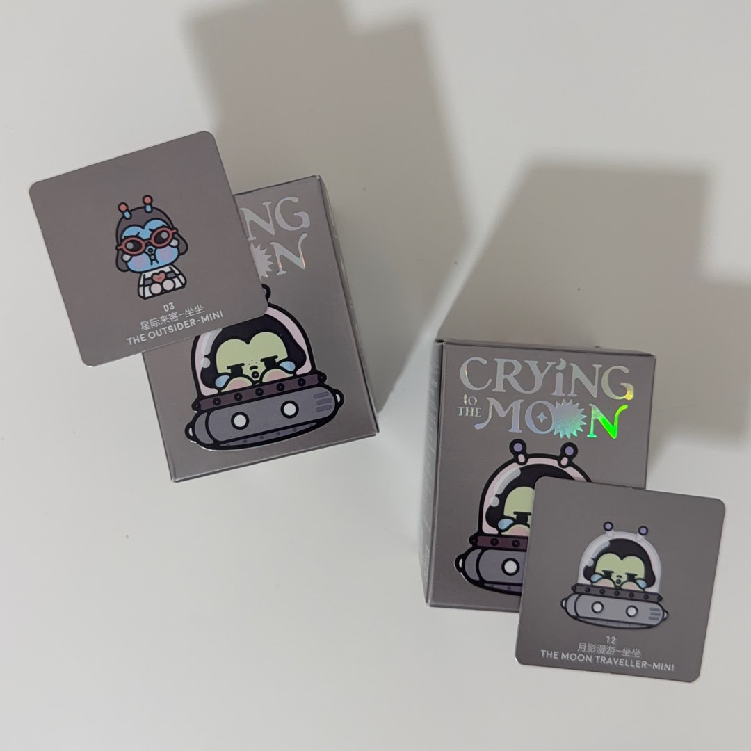 (WTT/WTS) POP MART CRYBABY Crying to the Moon Sitting Series Figures ...