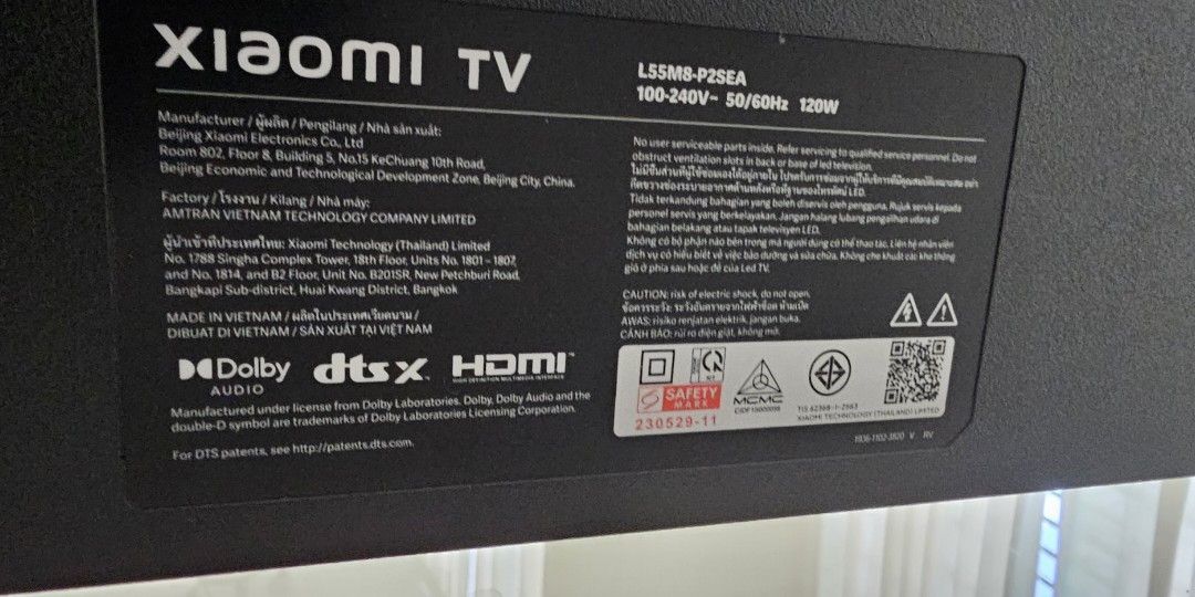 Xiaomi 55 inches 4K Ultra HD TV, TV & Home Appliances, TV ...