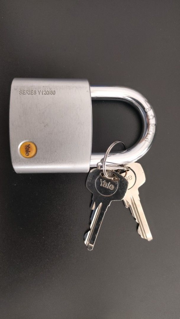 Yale Padlocks - Series Y120/80 & YE1/60, Furniture & Home Living ...