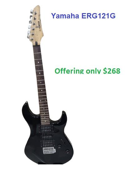 Yamaha ERG121G Electric Guitar with Wireless Transmitter, Hobbies ...