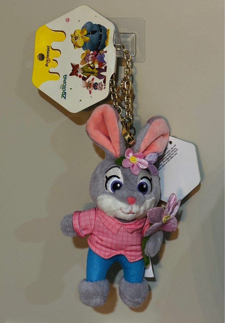 Zootopia Judy Key Ring Plush - Authentic, Hobbies & Toys, Memorabilia ...