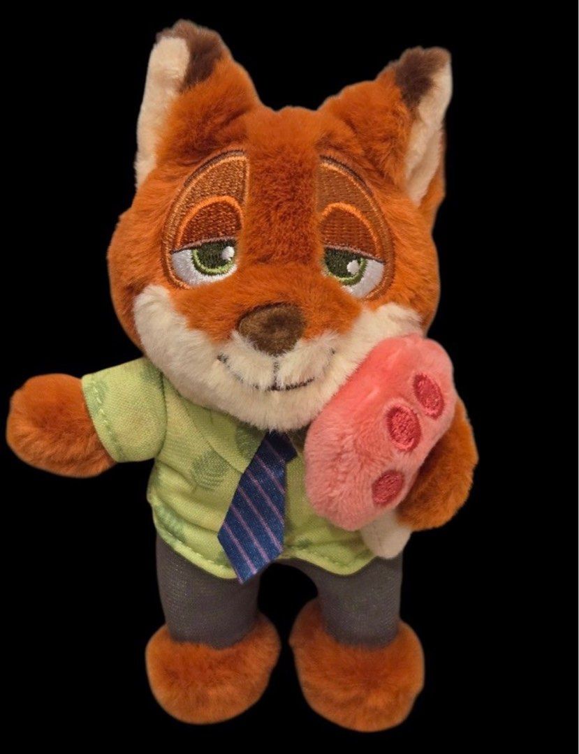 Zootopia Nick Wilde Key Ring Plush - Authentic, Hobbies & Toys ...