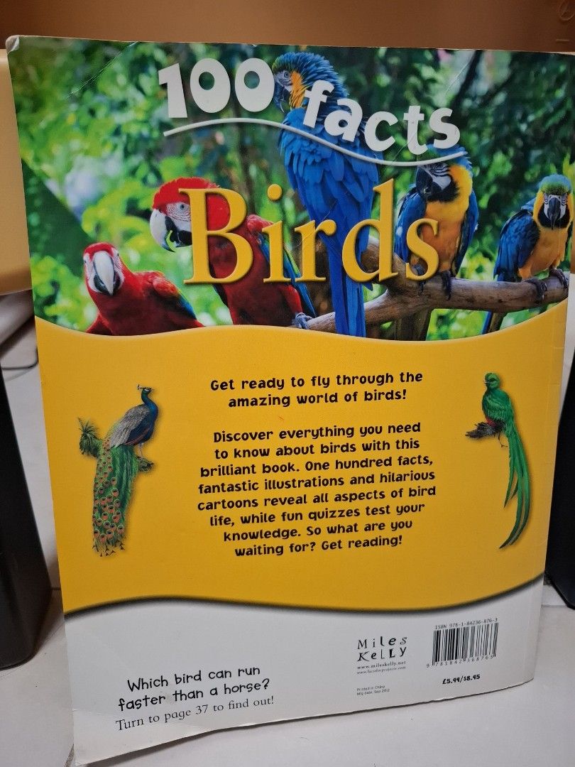 100 Facts Birds Book, Hobbies & Toys, Books & Magazines, Children's ...