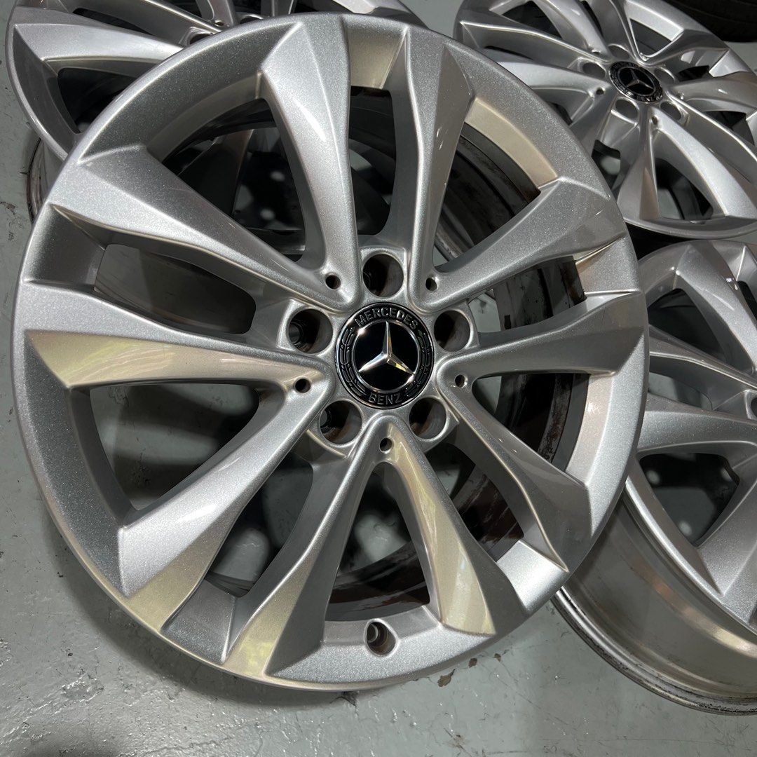 17" Original Mercedes Sport Rim, Car Accessories, Tyres & Rims on Carousell