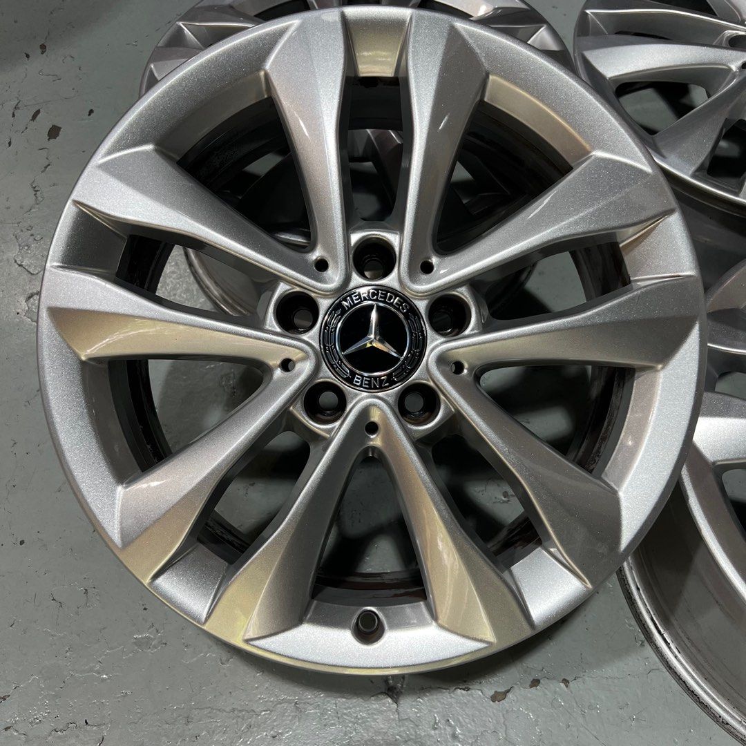 17" Original Mercedes Sport Rim, Car Accessories, Tyres & Rims on Carousell
