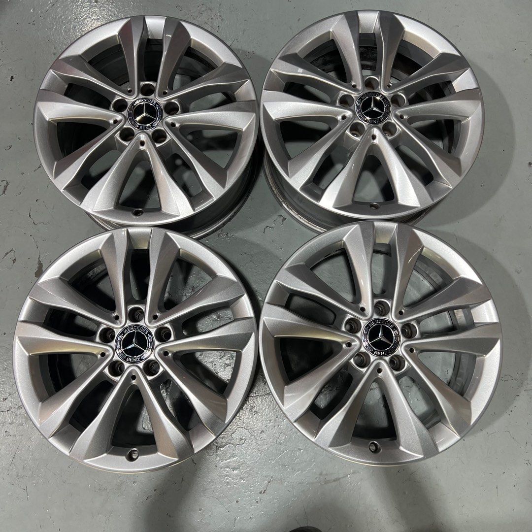 17" Original Mercedes Sport Rim, Car Accessories, Tyres & Rims on Carousell