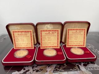 1988 Singapore $5 Sterling Silver Proof Coin, Hobbies & Toys ...