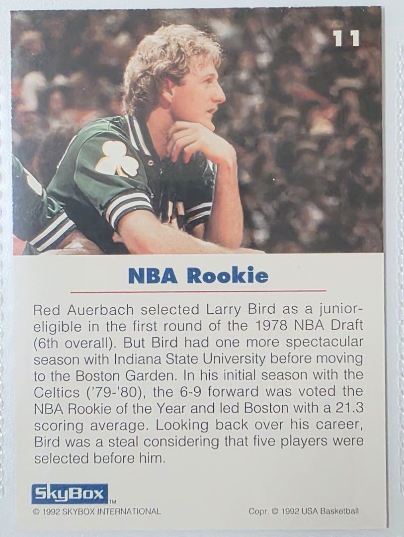 1992 NBA larry bird basketball cards, Hobbies & Toys, Memorabilia ...