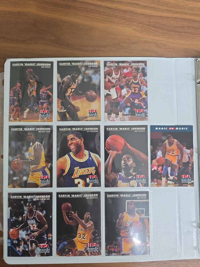1992 NBA Magic johnson basketball cards, Hobbies & Toys, Memorabilia ...
