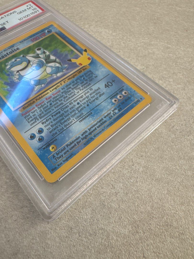 2021 Pokemon Celebrations Blastoise Holo PSA 10, Hobbies & Toys, Toys ...