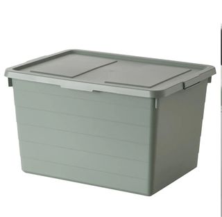 IKEA VESSLA Storage Box with Lid, Furniture & Home Living, Home ...