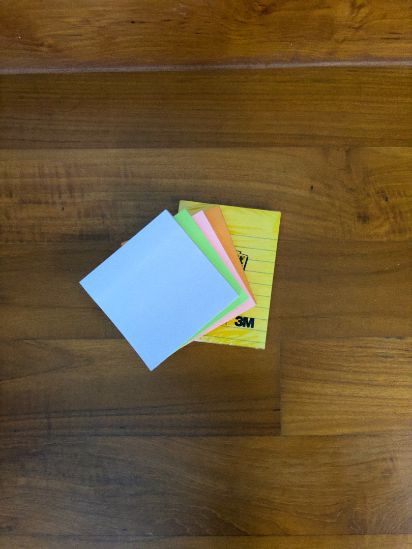 3M Assorted Color Sticky Notes, Hobbies & Toys, Stationery & Craft ...