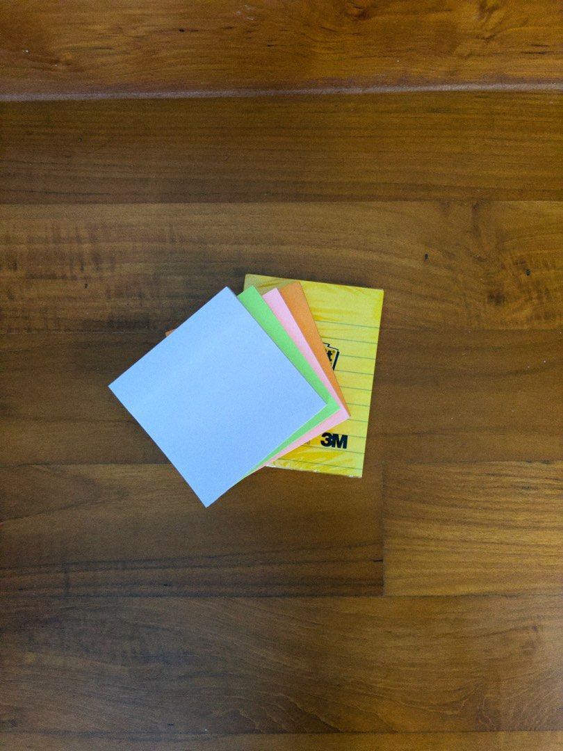 3M Assorted Color Sticky Notes, Hobbies & Toys, Stationery & Craft ...