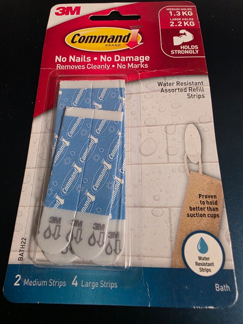 3M Hanging Strips, Furniture & Home Living, Home Improvement ...