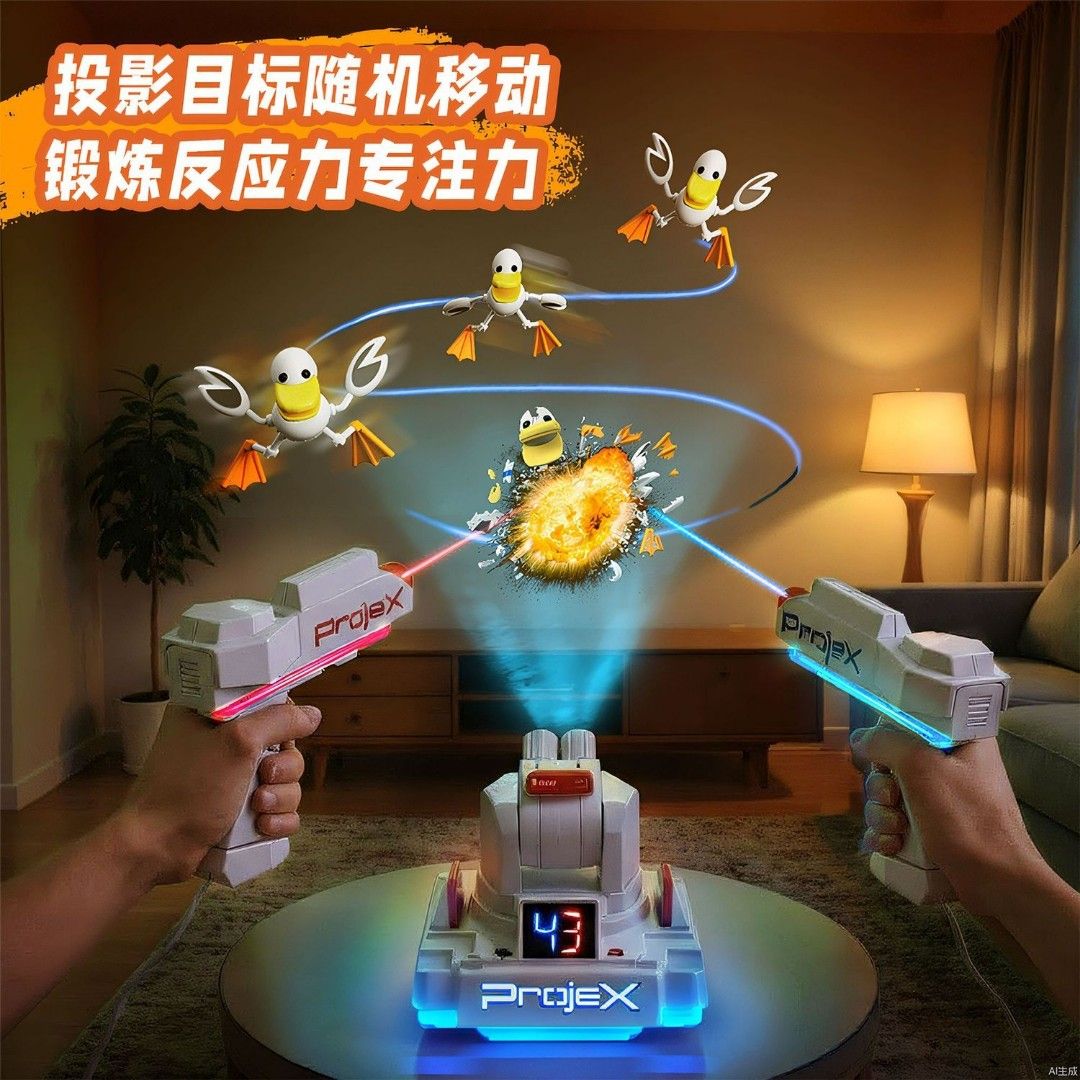 99% New ProjeX Projection Game Arcade |Shooting Game - Family Fun ...