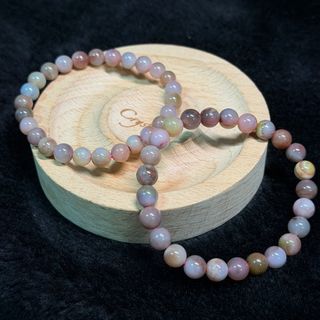 🍁 Yan Yuan Agate Bracelet Round Beads Natural Crystal Quartz 8.3mm ...