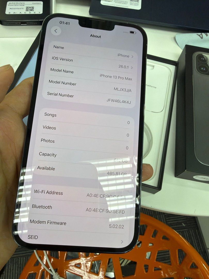 💯秒殺價 日版 Apple iPhone 13 Pro Max 512gb 81 battery 🔋 全原裝 藍色, 手提電話, 手機 ...