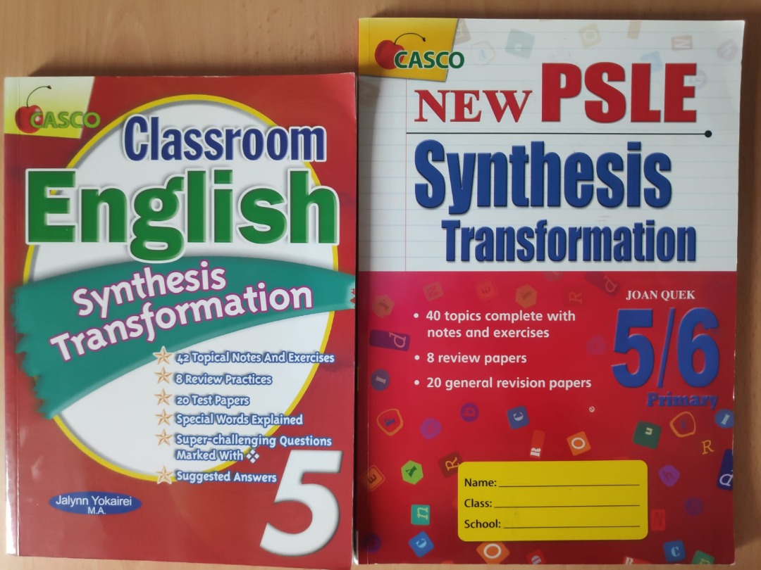 ️ P4 P5 P6 PSLE Primary School English Synthesis & Transformation ...
