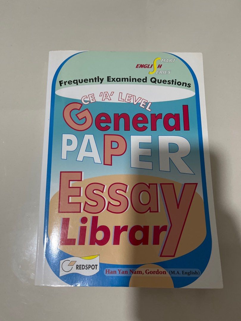 A Level General Paper Essay Library, Hobbies & Toys, Books & Magazines ...