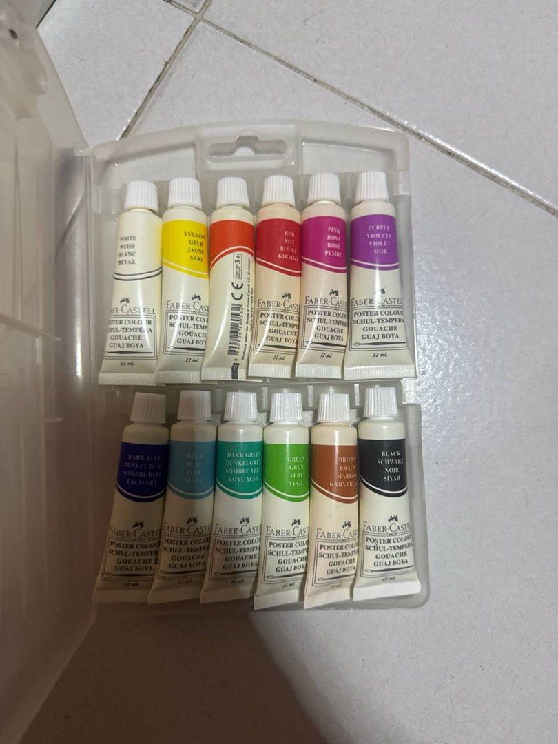 Acrylic and Watercolor Paint Sets, Hobbies & Toys, Stationery & Craft ...