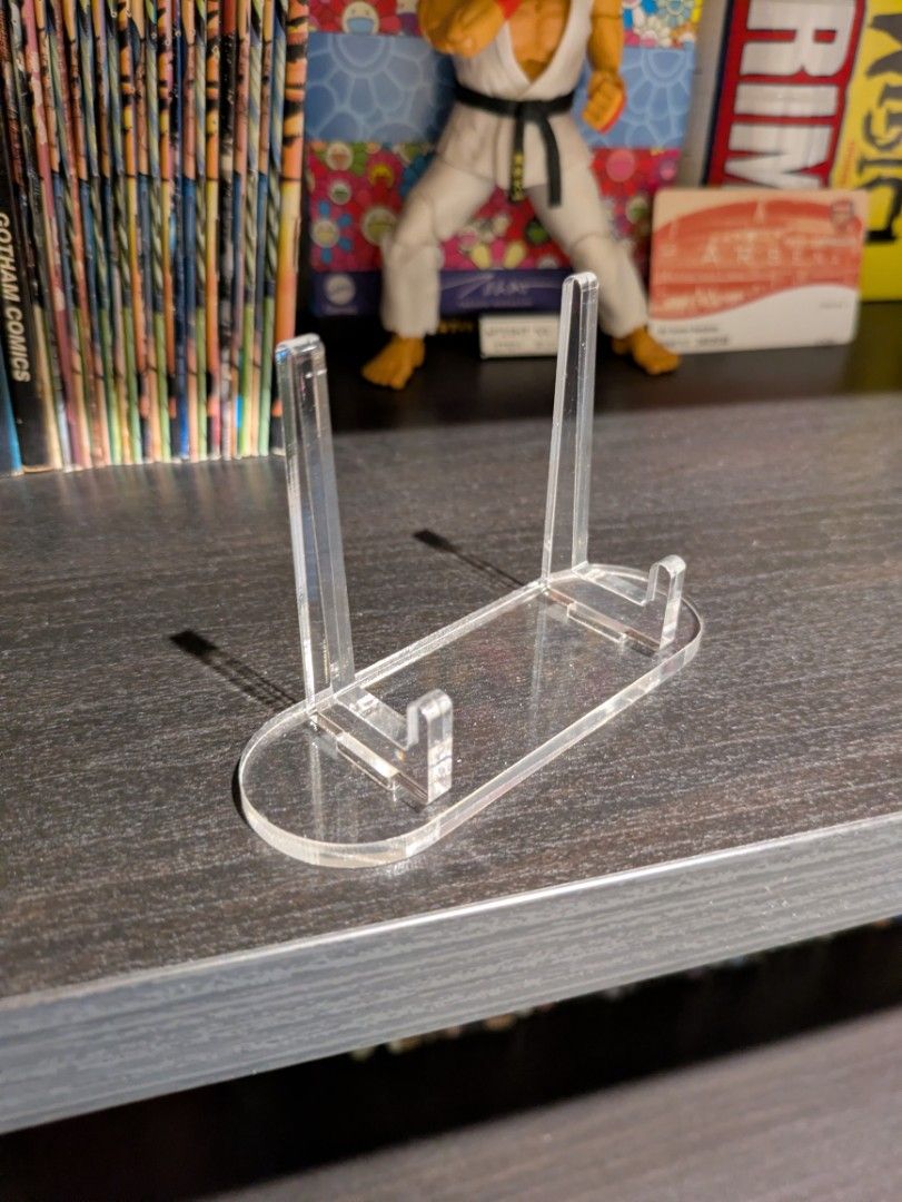 Acrylic Card/Slab Display Stand, Hobbies & Toys, Toys & Games on Carousell