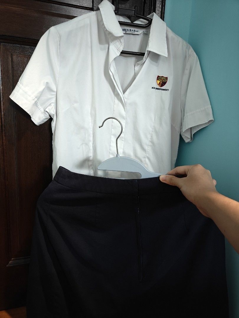 ACS (Independent) School Uniform Set, Women's Fashion, Dresses & Sets ...