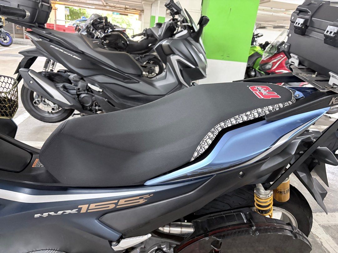 Aerox v2 seat with Dior logo, Motorcycles, Motorcycle Accessories on ...