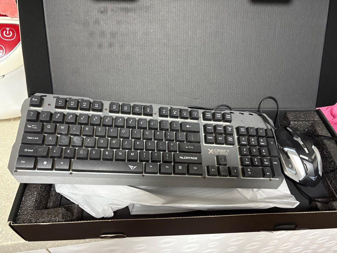 Alcatroz X-Craft XC 3000 Keyboard and Mouse Combo, Computers & Tech ...