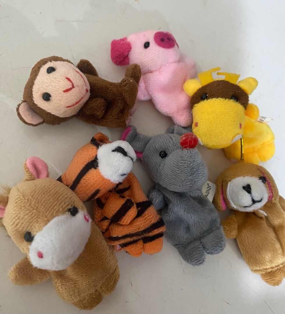 Animal Finger Puppets - Set of 7, Hobbies & Toys, Toys & Games on Carousell