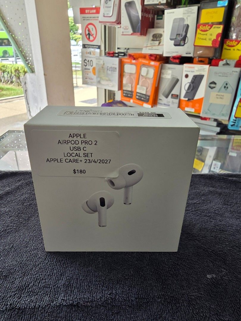 Apple Airpods Pro 2 USB C (APPLE CARE+ 23/4/2027, Audio, Earphones on ...