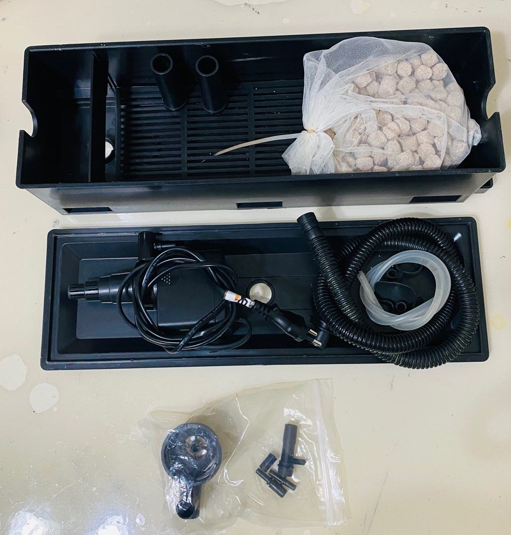 Aqua Zonic Black Knight 4 Top Filter Fish Tank, Pet Supplies, Homes ...