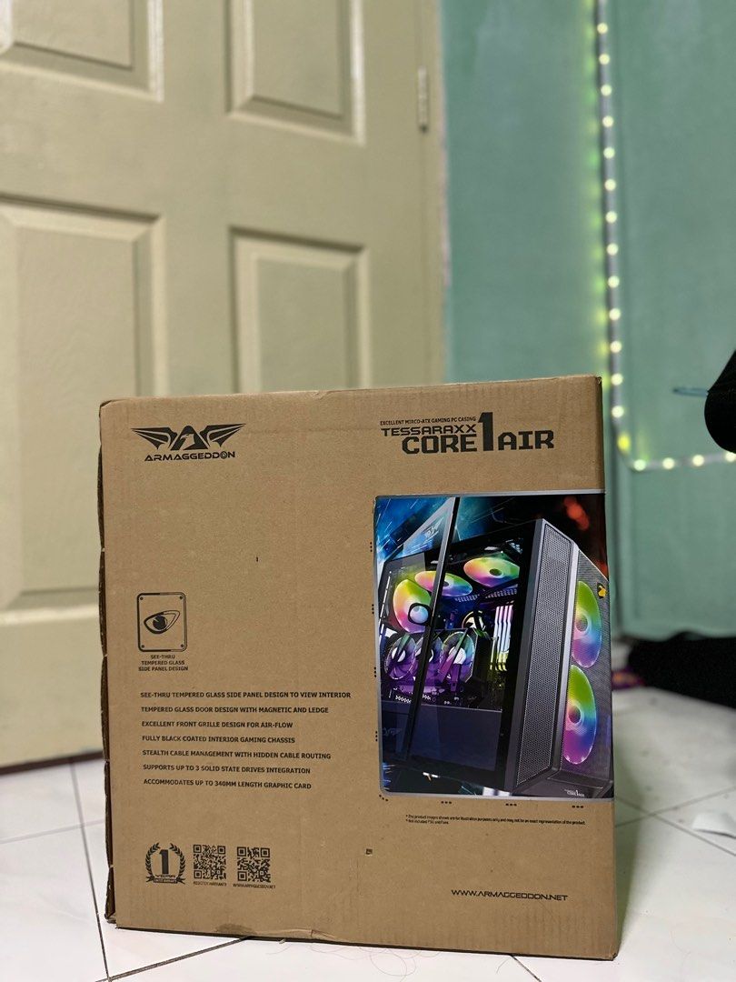 Armaggeddon Tessaraxx Core 1 Air PC Case, Computers & Tech, Parts ...