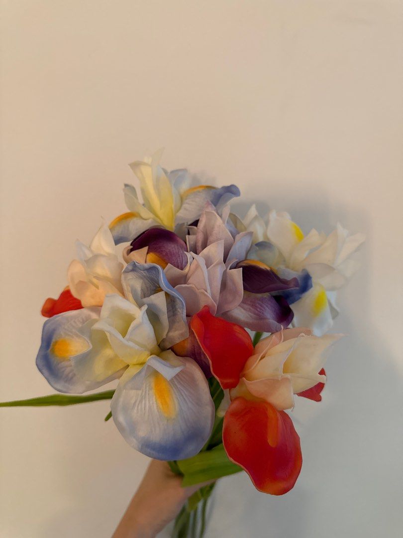 Artificial Flowers Bouquet - Various Colors, Hobbies & Toys, Flowers ...