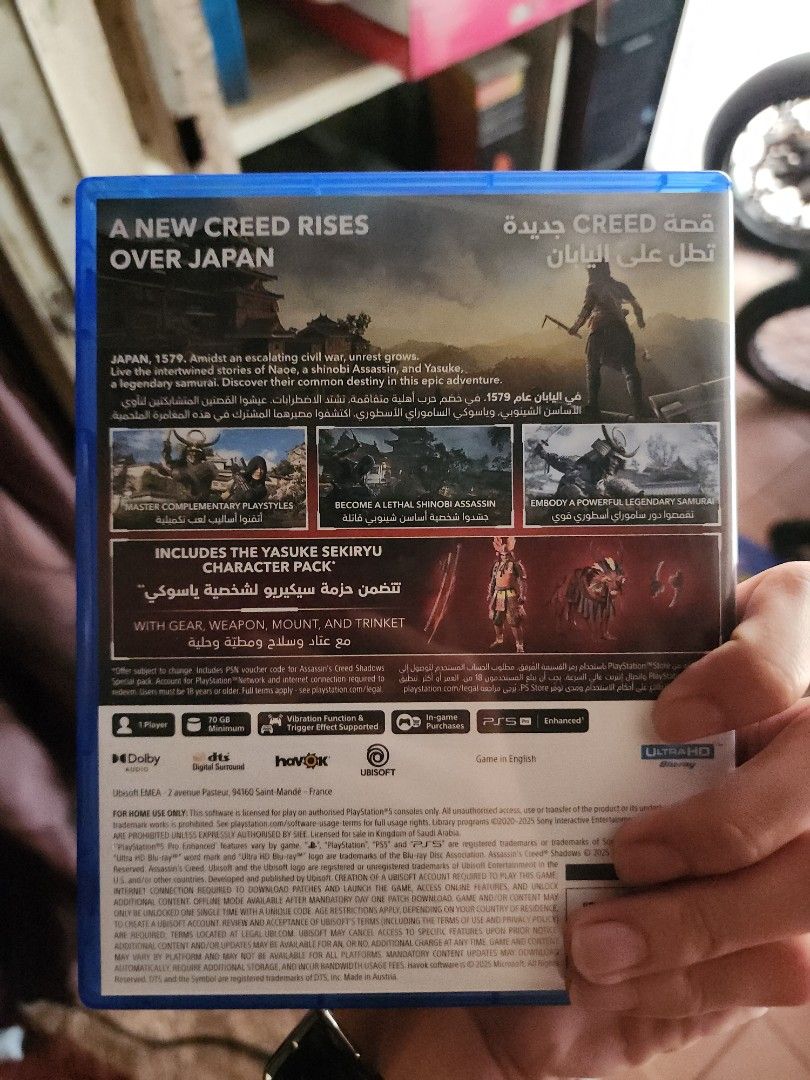 Assassin's Creed Shadows - USED PS5 Special Edition (R2), Video Gaming ...