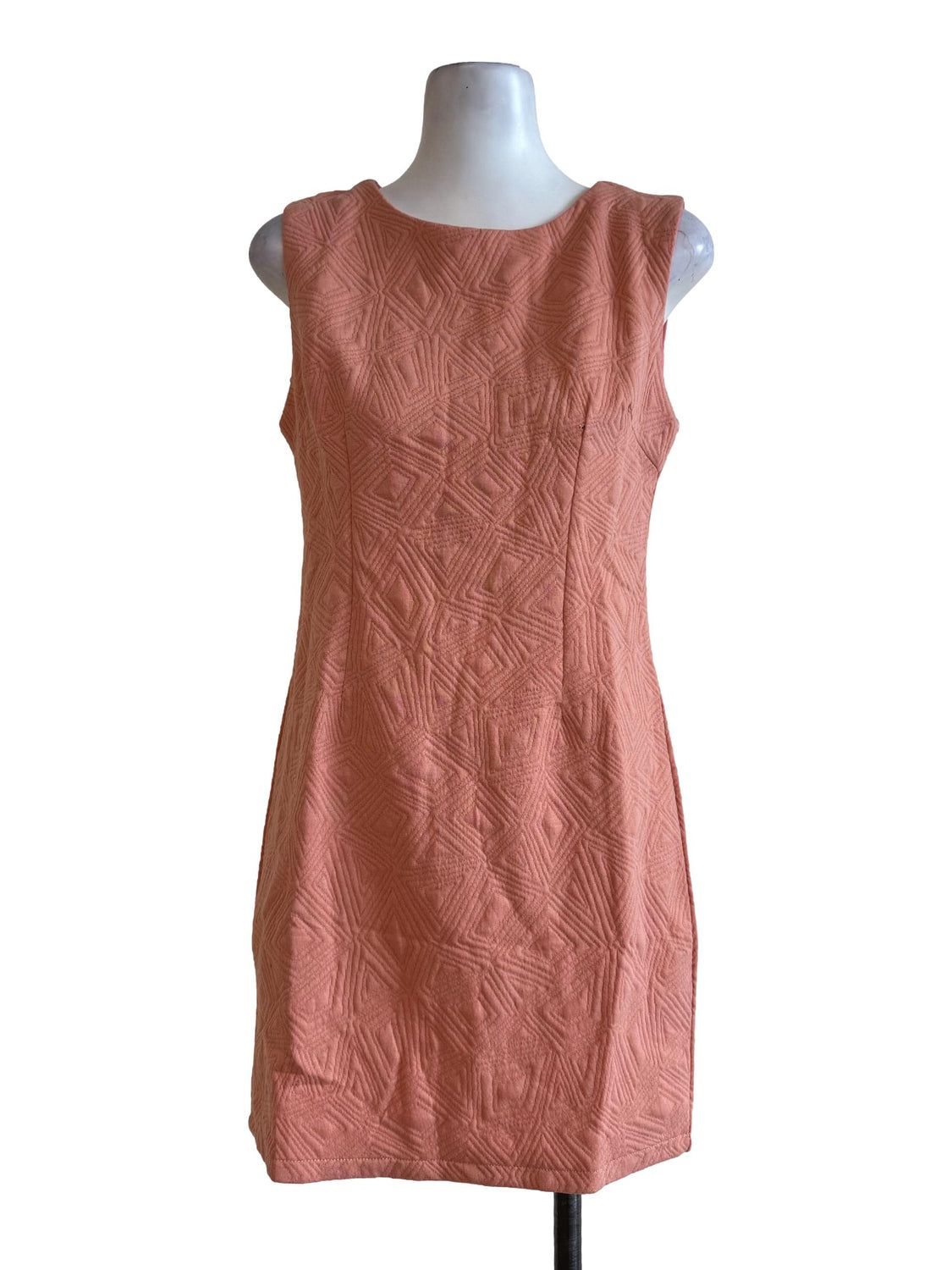 Assorted Brands Textured Peach Empire Dress, Women's Fashion, Dresses ...