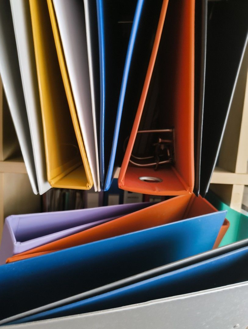 Assorted Color A4 Ring Files, Hobbies & Toys, Stationery & Craft ...