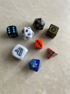Assorted dice, Hobbies & Toys, Toys & Games on Carousell