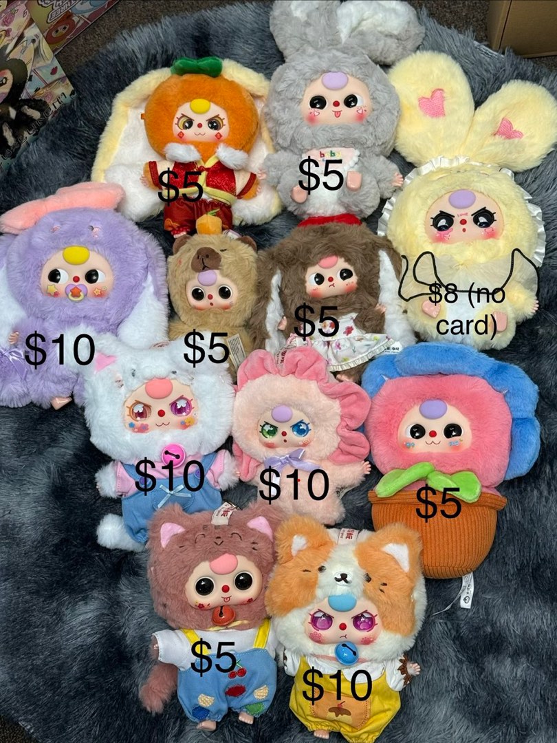 Assorted Plushie Toys - Various Designs, Hobbies & Toys, Toys & Games ...